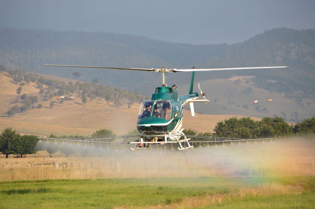 Helicopter Spraying – Civil Aviation Academy